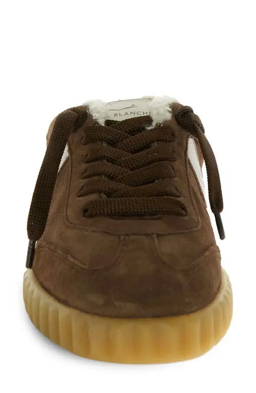 VOILE BLANCHE Ines Faux Shearling Lined Mule - Brown