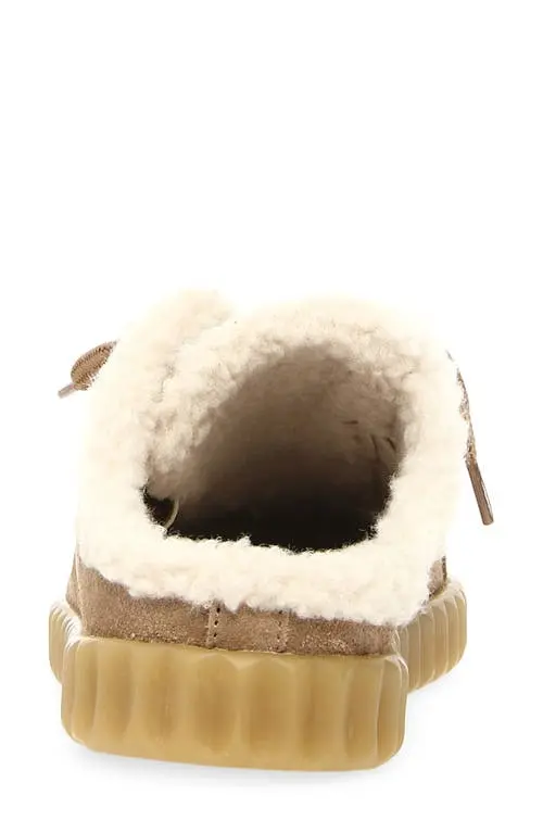 VOILE BLANCHE Ines Faux Shearling Lined Mule