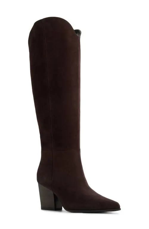 Aldo Kaely Knee High Boots - Dark Brown