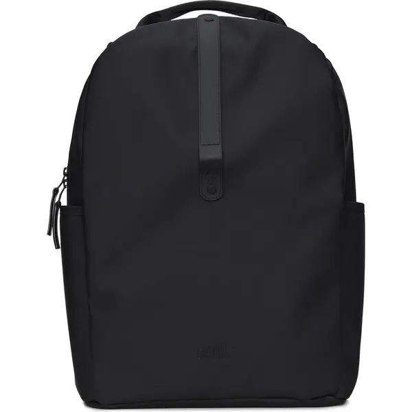 Rains Waterproof Clip Front Backpack - Black