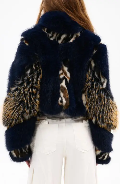 AZALEA WANG Chiara Faux Fur Jacket