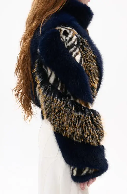 AZALEA WANG Chiara Faux Fur Jacket