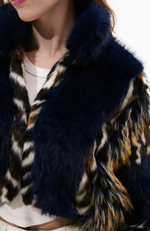 AZALEA WANG Chiara Faux Fur Jacket
