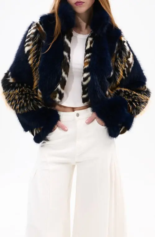 AZALEA WANG Chiara Faux Fur Jacket