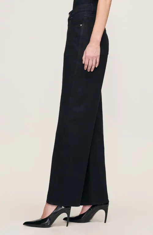 DL1961 Taylor Relaxed Barrel High-waist Jeans - Black