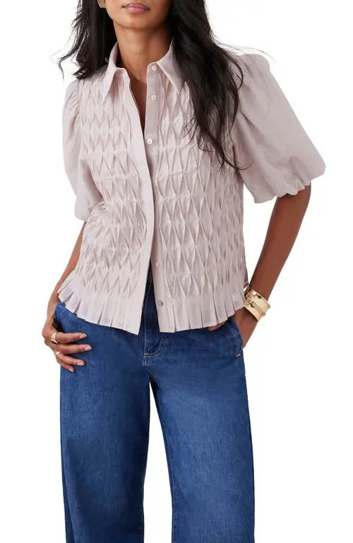 Mint Velvet Puff Sleeve Smock Shirt