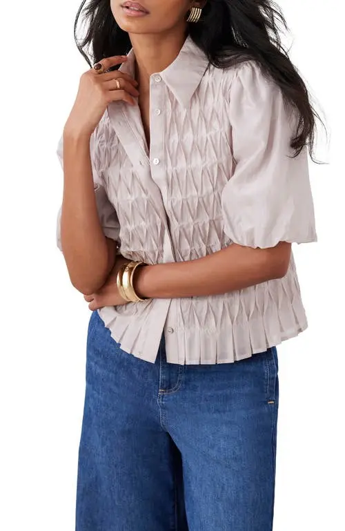 Mint Velvet Puff Sleeve Smock Shirt