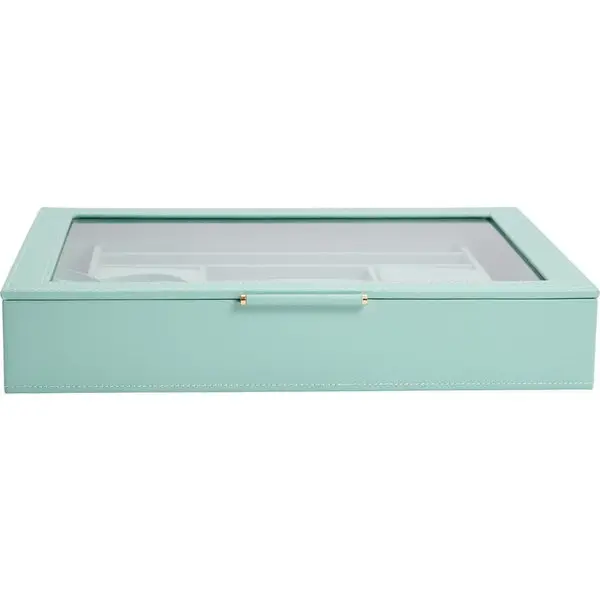 Wolf Sophia Jewelry Box With Window - Jade