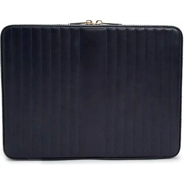 Wolf Maria Large Zip Jewelry Case - Navy