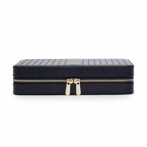 Wolf Maria Large Zip Jewelry Case - Navy