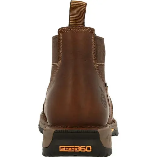 GEORGIA BOOT Athens 360 Steel Toe Waterproof Chelsea Boots