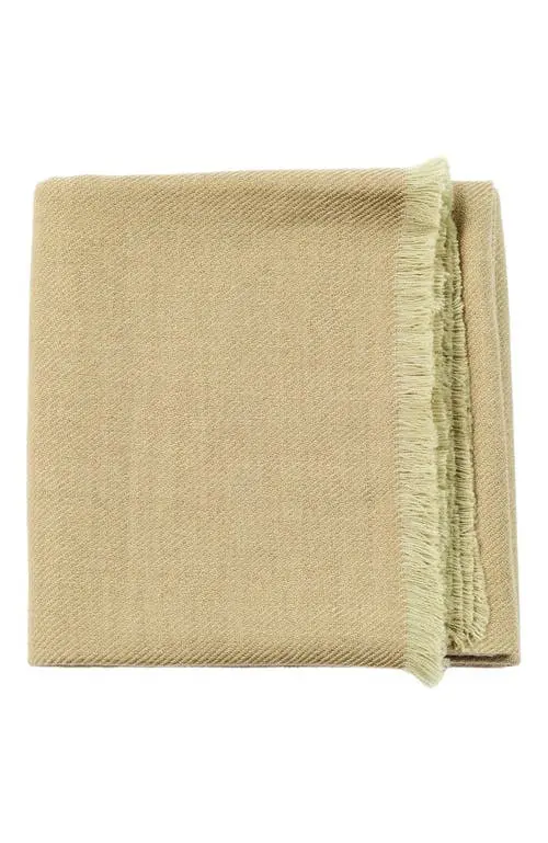 STUDIO VARIOUSLY Haze Merino Handloom Throw - Haze Green