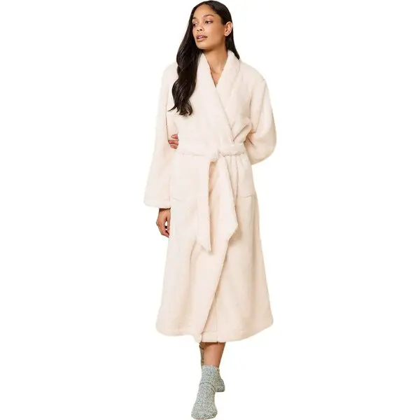 SOFTIES Dreamplush Wrap Robe - Almond