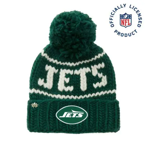 Lele Sadoughi X Nfl New York Jets Wool Beanie - Forest Green 300