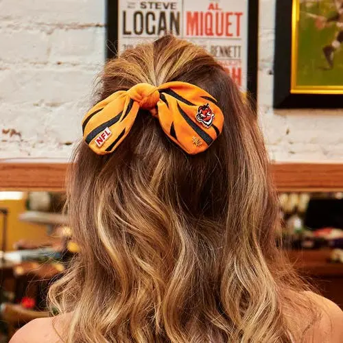 Lele Sadoughi Cincinnati Bengals Bow Scrunchie