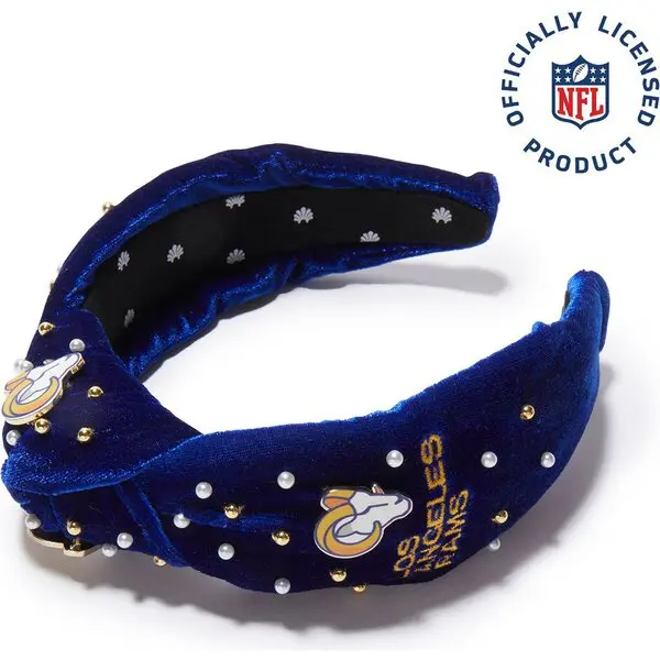 Lele Sadoughi La Rams Embellished Headband - Rams Royal 400