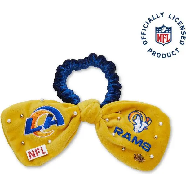 Lele Sadoughi Los Angeles Rams Bow Scrunchie - Sol 700