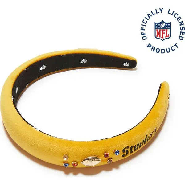 Lele Sadoughi Pittsburgh Steelers Charlotte Headband - Steelers Gold 700