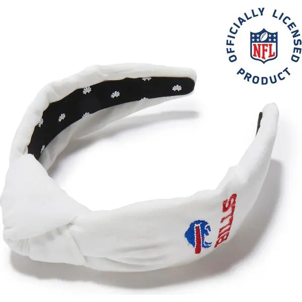 Lele Sadoughi Buffalo Bills Embroidered Headband - Navy 400