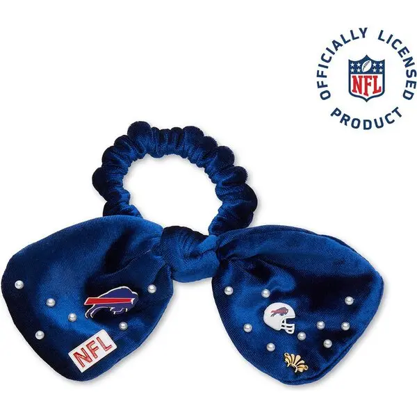 Lele Sadoughi Buffalo Bills Bow Scrunchie - Buffalo Blue 400