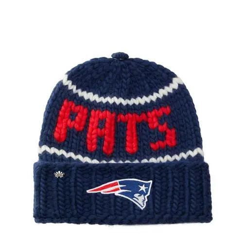 Lele Sadoughi X Nfl New England Patriots Beanie - Navy 400