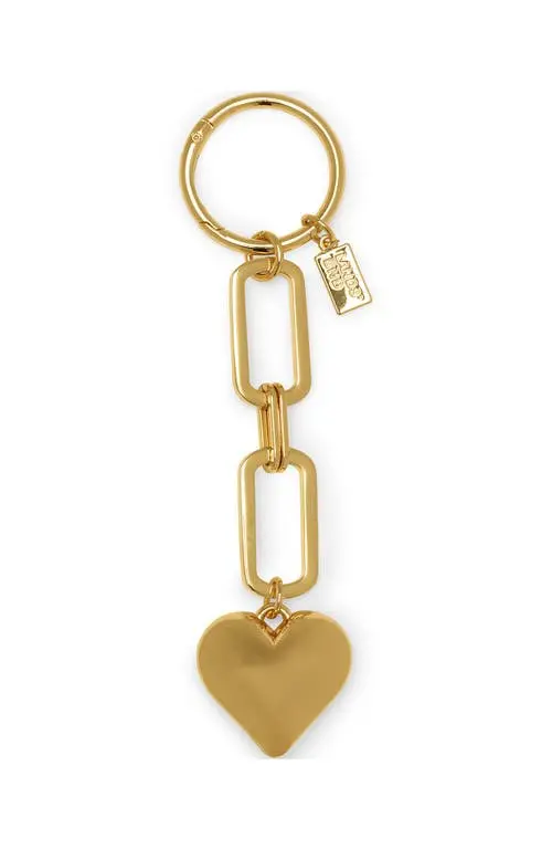 LANDS' END Faux Leather Bag Charms - Heart
