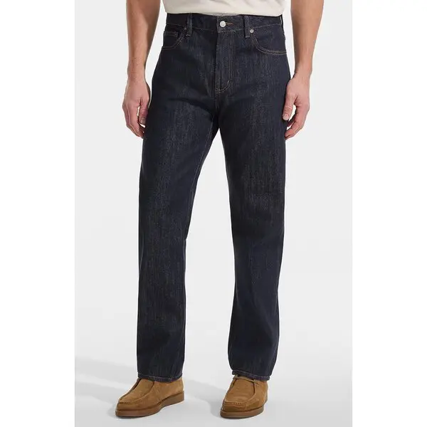 LANDS' END Rigid Comfort Waist Classic Fit Jean - Forever Indigo