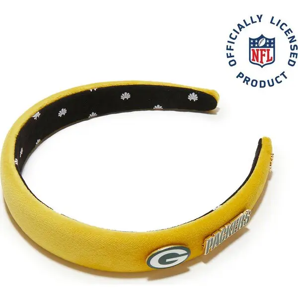 Lele Sadoughi Green Bay Packers Charlotte Headband - Packers Gold 700
