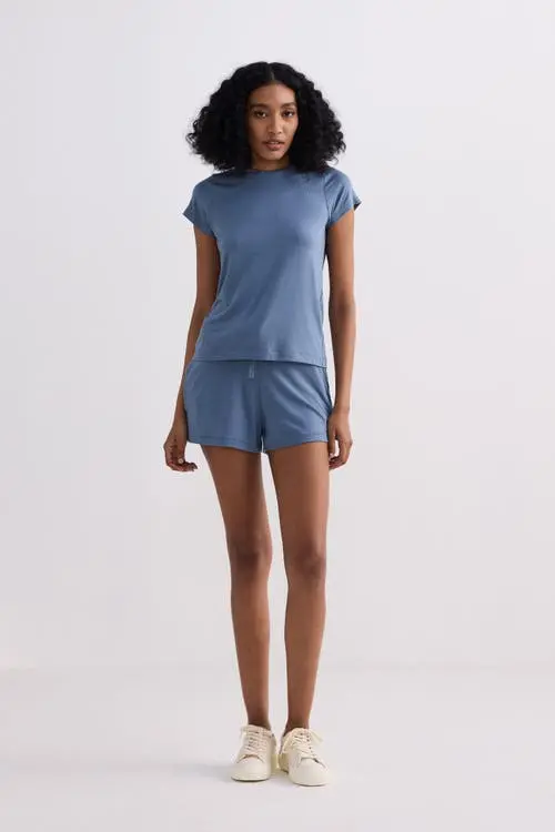 REISTOR Essential Short Sleeve Tee Set - Blue