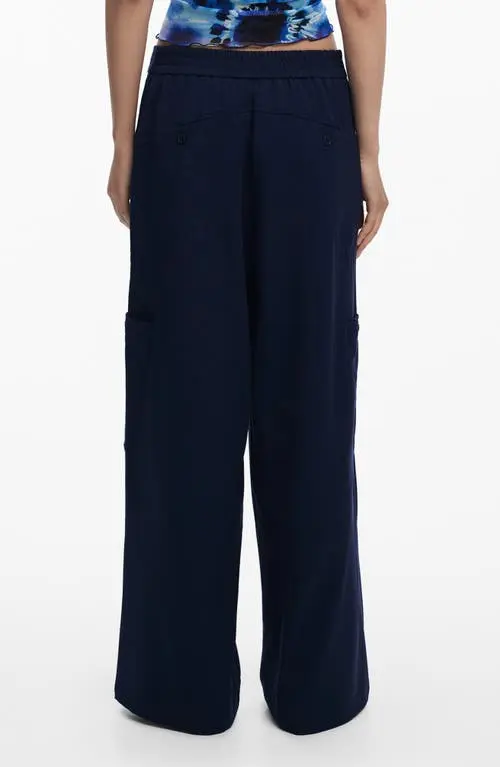 Desigual Wide Leg Cargo Pants