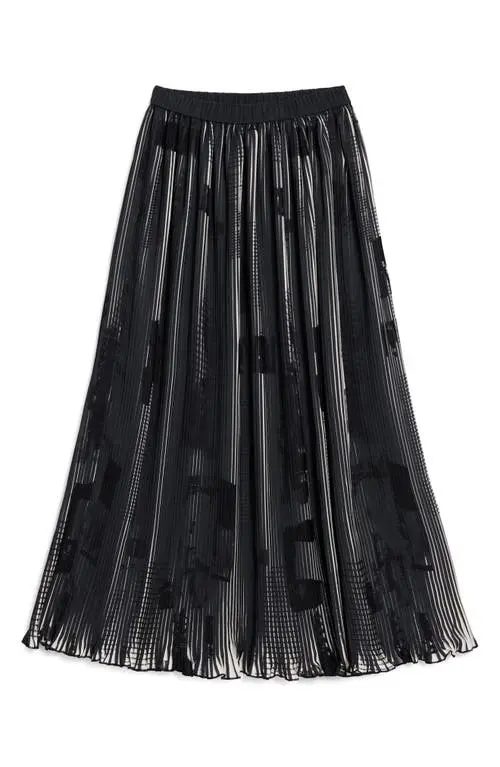 Desigual Evase Micropleat Skirt