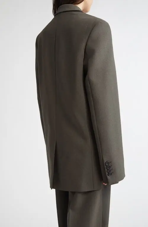 TOTEME Shield Wool-blend Blazer - Forest