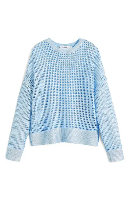 Desigual Relaxed-fit Open Stitch Sweater