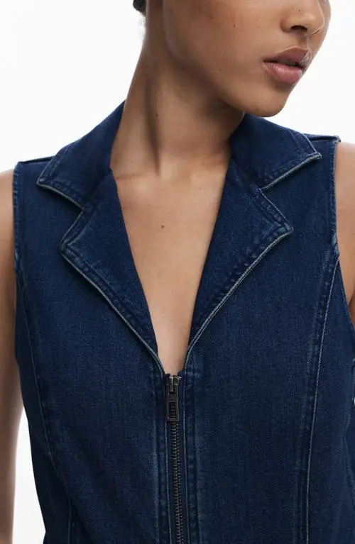Desigual Sleeveless Denim Jumpsuit
