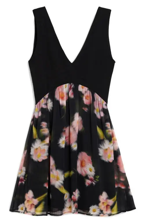 Desigual Sleeveless Floral Minidress