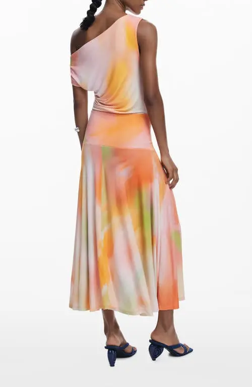Desigual One-shoulder Midi Dress