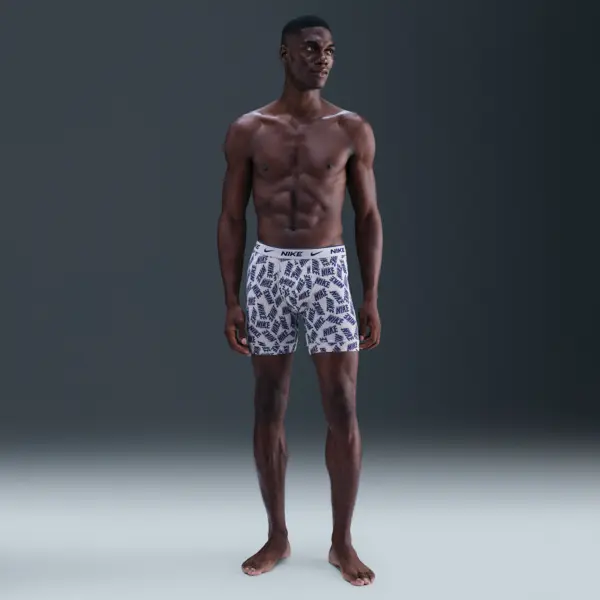 Nike Dri-fit Essential Cotton Stretch Boxer Briefs - Grey