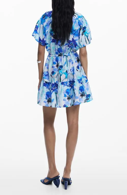 Desigual Floral Print Minidress