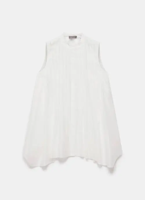 Mint Velvet Sheer Pleat Detail Top