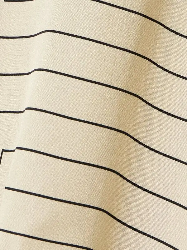 JOSEPH Athena Striped Silk-blend Satin Shirt