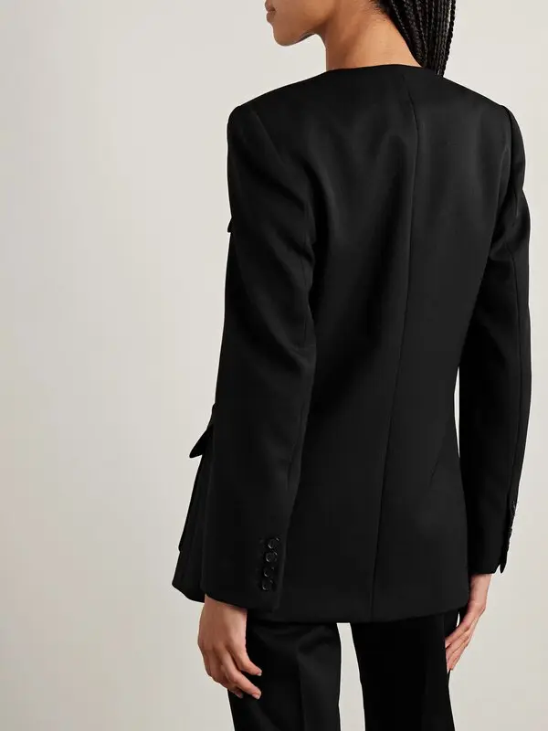 NILI LOTAN Gabriella Wool-twill Jacket
