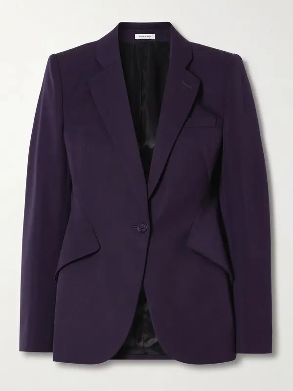 Alexander McQueen Fitted Wool Blazer
