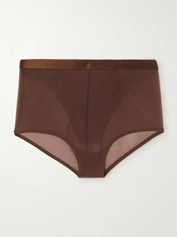Spanx Spanxsupersmooth Sheersense Stretch Briefs - Brown