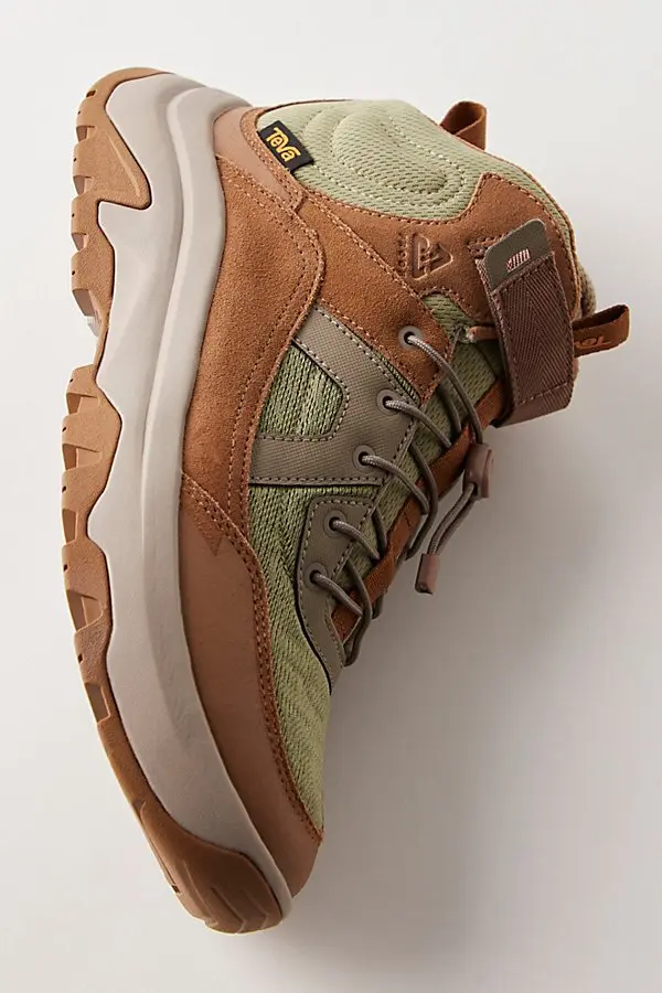 Teva Hurricane Daybreaker Mid Hiking Boots - Honey Brown/sage