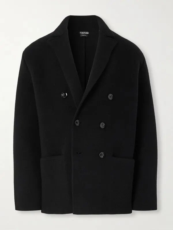 TOM FORD Double-breasted Cashmere-blend Blazer