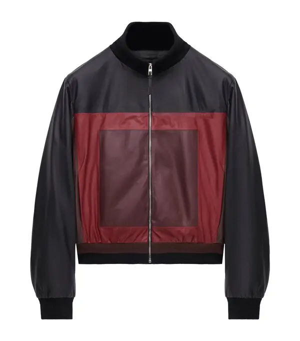 Loewe Leather Cropped Jacket