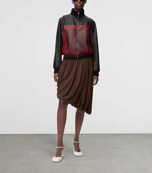 Loewe Leather Cropped Jacket