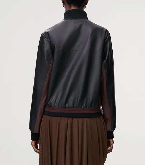 Loewe Leather Cropped Jacket