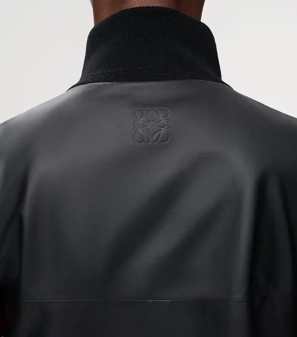 Loewe Leather Cropped Jacket
