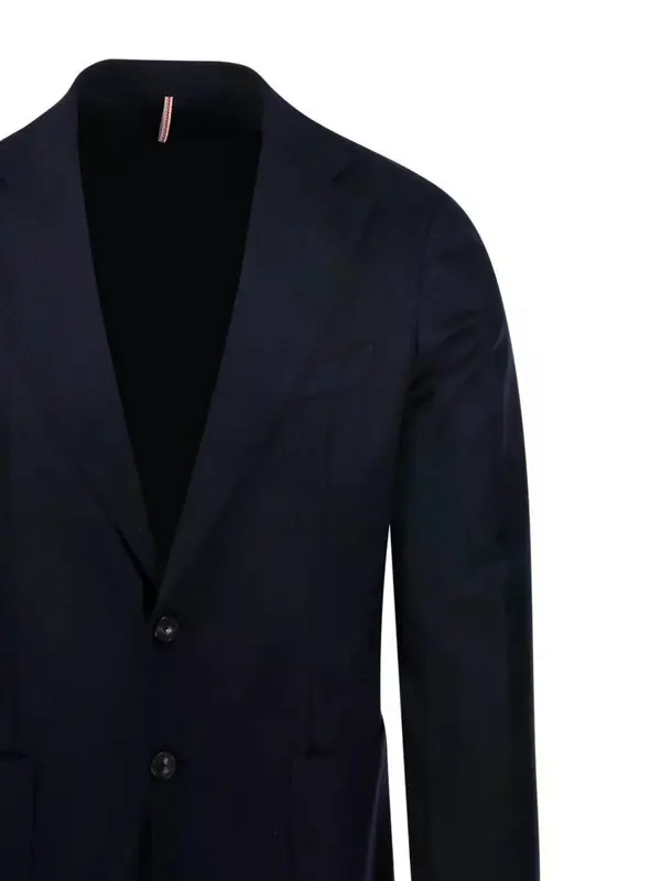 SANTANIELLO Two-button Patch-pocket Blazer